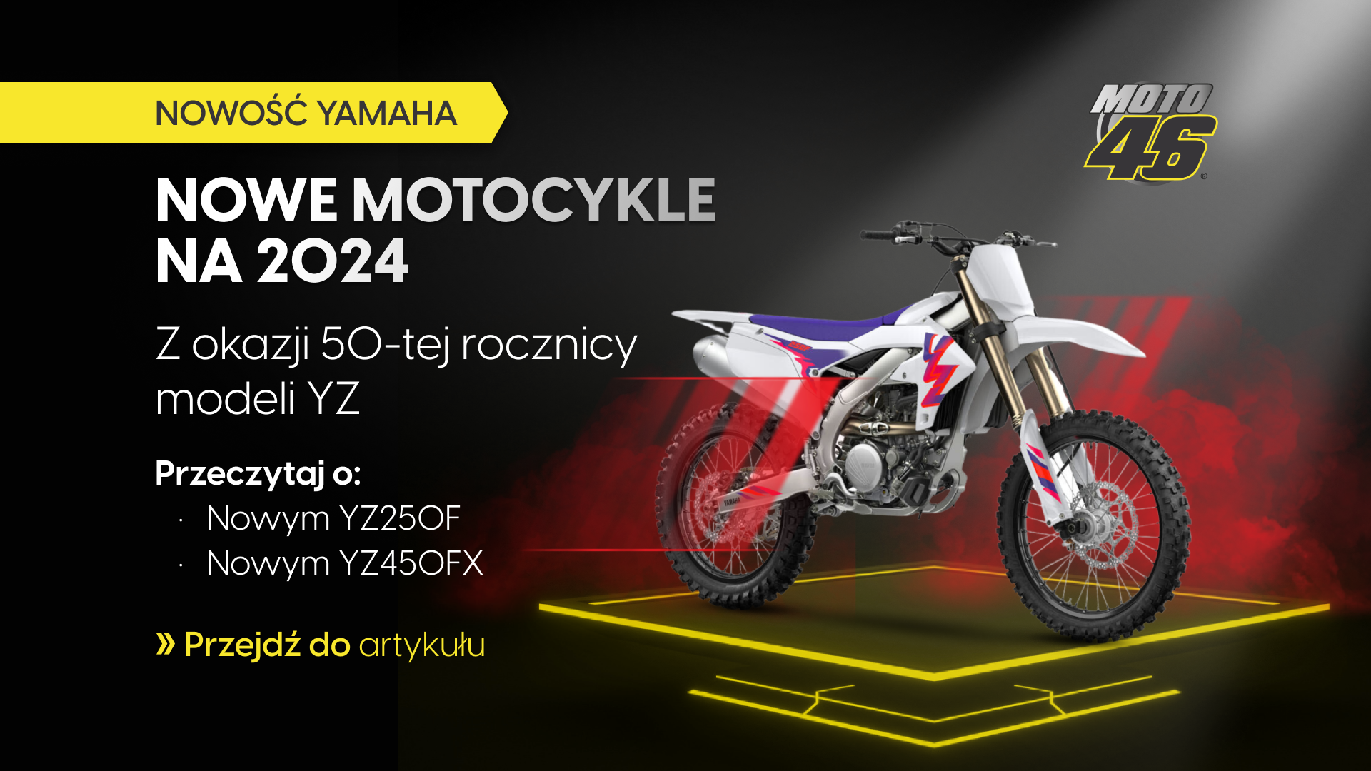 Nowe motocykle YZ od Yamaha z okazji 50-cio lecia serii